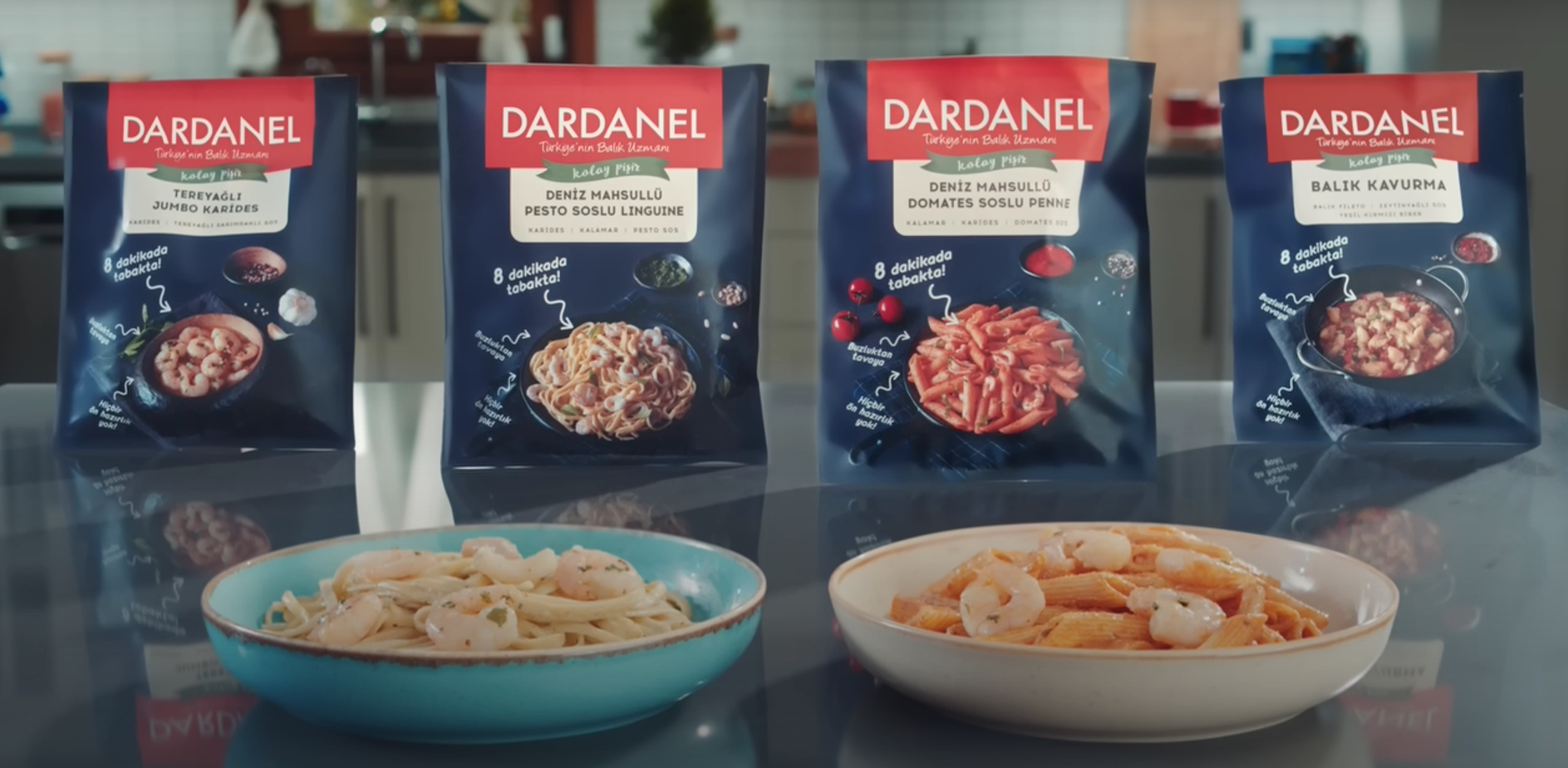 Dardanel ve Somer Şef ten Kolay Pişir ile 8 Dakika da Deniz Mahsull...